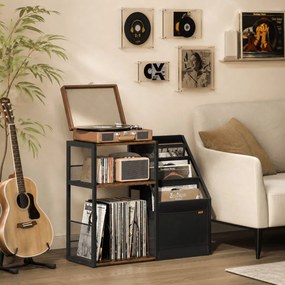 Autronic Stolek na gramofon a LP desky AKF-E1076 OLW
