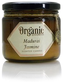 Song of India Vonná svíčka s víčkem Organic Goodness 200 g Madurai Jasmín
