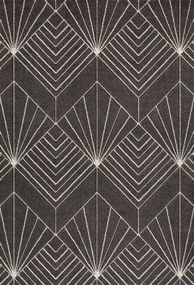 Oriental Weavers, Kusový koberec Portland 58/RT4E, 160x235, šedá, chodba / předsíň