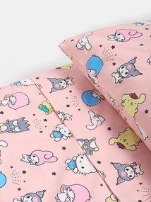 Sinsay - Bavlněná souprava povlečení Hello Kitty - pastelová růžová