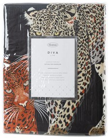 SATÉNOVÉ LOŽNÍ POVLEČENÍ DIVA16 200X220 CM 2 KS 70X80 CM VZOROVANÉ