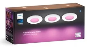 Philips -SADA 3x LED RGBW Stmívatelné koupelnové svítidlo Hue SLIM LED/8,3W/230V