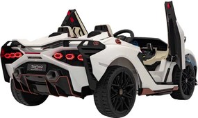 Elektrické autíčko Lamborghini SIAN bílé