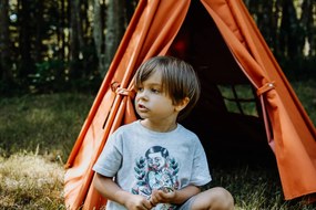 Vigvam design Venkovní Teepee Wild Child, Brick (cihlově hnědé) - ČTVERCOVÉ BEZ DOPLŇKŮ