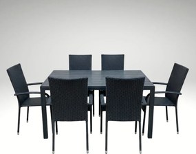 Vikio Zahradní set 140x80 pro 6 osob DT276-140 antracit
