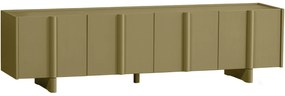 OnaDnes -20% Hoorns Světle zelený borovicový TV stolek Almo 200 x 46 cm