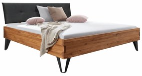 GK Dřevěná postel z dubového masivu LENA, 140x200 cm