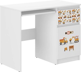 Wooden Toys Dětský psací stůl N-33 STAVEBNÍ NÁMĚSTÍ