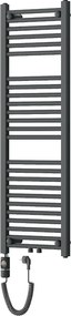 Mexen Mars, elektrické topné těleso 1200 x 400 mm, 600 W, antracitová, W110-1200-400-2600-66