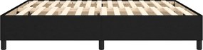 Rám postele s boxspringem černý 180 x 200 cm textil 3120880