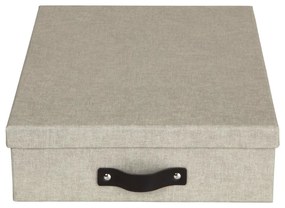 Béžová úložná krabice Bigso Box of Sweden Oskar