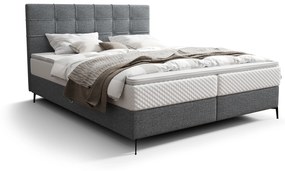 Jednolůžková postel 120 cm Infernus Comfort (tmavě šedá) (s roštem, s úl. prostorem). 1082362