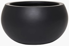 Miska na květiny MORINO, sklolaminát, výška 19 cm, antracit