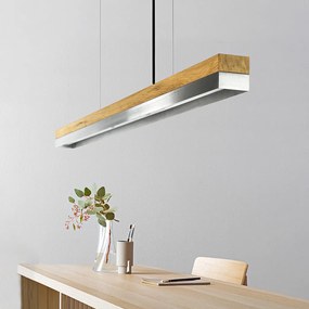Dřevěné LED lineární svítidlo vhodné nad dlouhé stoly C1o  Dřevěné LED lineární svítidlo vhodné nad dlouhé stoly C1o Dekor: Nerezová ocel, Stmívání:…