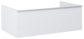 Elita Look, závěsná skříňka pro umyvadlo na desku 80x45x28 cm 1S PDW, bílá lesklá, ELT-167091