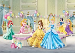 Dětská vliesová fototapeta na zed' Princezny na Plese, Disney | 360 x 270 cm | DFTDN 5066