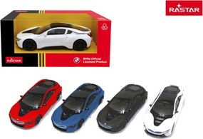 Model auta BMW i8 1:43 RASTAR bílé