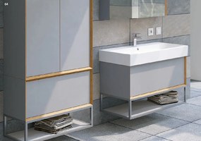 Intedoor OXO MULTI 70 1Z KDP skříňka s umyvadlem na desku Barva: 0733AP Hygienic White Mat