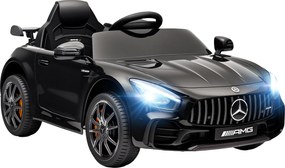 AIYAPLAY dětské elektrické autíčko 12 V dětské autíčko s dálkovým ovládáním 2.4G, USB, MP3, hudba, elektrické vozidlo se světly, měkký start, funkce …