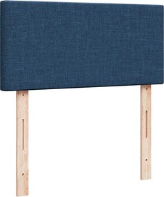 Box spring postel s matrací modrá 80x200 cm textil 3287282