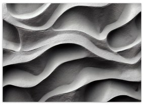 Fototapeta, Betonové vlny 3D - 300x210 cm