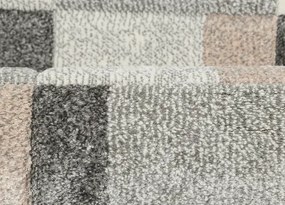 Koberce Breno Kusový koberec Pastel / Indigo 22663/955, Šedá, Vícebarevné, 140 x 200 cm