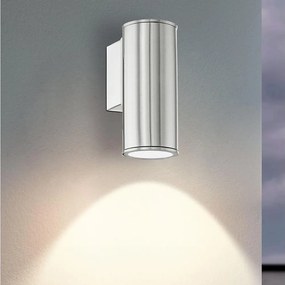 Eglo 33581 - LED RGBW Stm. venk. nás. svítidlo RIGA 1xGU10/5W/230V IP44 m. chrom