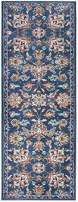 Hanse Home Collection koberce AKCE: 80x240 cm Kusový koberec Luxor 105634 Caracci Blue Multicolor - 80x240 cm