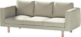 Potah na pohovku IKEA Norsborg 3-místná barva béžová látka pletený vzor