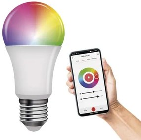 Emos lighting Chytrá LED žárovka GoSmart A60 / E27 / 11 W (75 W) / 1 050 lm / RGB / stmívatelná / WiFi 1520503501