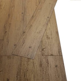 Samolepící podlahová krytina PVC 5,02 m² 2 mm ořechově hnědá,  245170