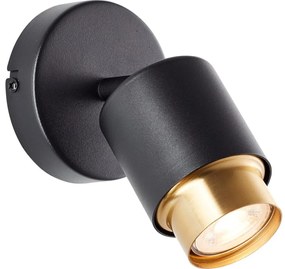 Brilliant - LED Nástěnné bodové svítidlo COVELO 1xGU10/5W/230V černá/zlatá G04910/86