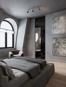 LED nikl designové stropní svítidlo Ison