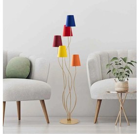 Designová stojanová lampa Daneil IV 160 cm vícebarevná