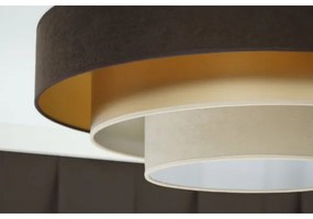 Duolla - LED Stropní svítidlo LUNETA LED/26W/230V pr. 60 cm 4000K hnědá/zlatá