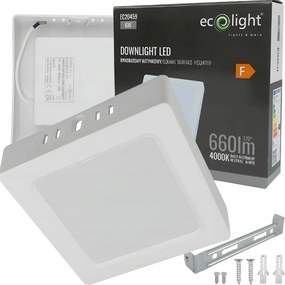 Přisazené LED stropní svítidlo čtvercové 6W 4000K 660lm neutrální