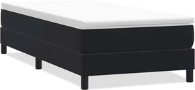Postel Box Spring bez matrace černý 80x220 cm samet 3315851