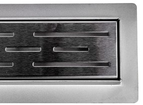 BPS-koupelny Sprchový odtokový žlab DL01 CLASSIC G2 HYD-2650 90 cm, satén