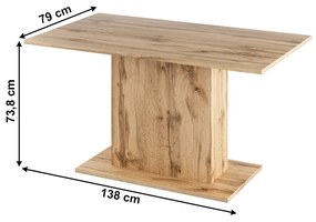 Jídelní stůl Inthome dub wotan
