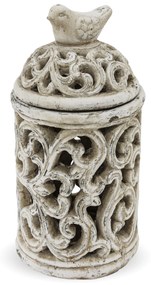 Kameninová lucerna s ptáčkem 119594