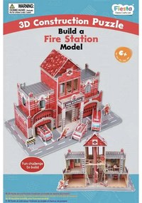 Fiesta Crafts 3D skládačka Hasičská stanice