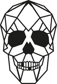 Nástěnná dekorace Skull černá