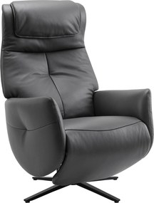 XXXLutz MASÁŽNÍ KŘESLO, kov, textil, kůže, tmavě šedá Xora - Masážní křesla - 000788008101