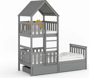 Rkids | Patrová postel Villo 80x200 Grafit