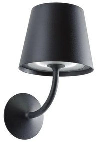 Redo 9125 - LED Venkovní nástěnná lampa GIORGIO LED/7W/230V IP65 černá