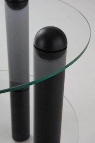 Skleněný kulatý odkládací stolek ø 48 cm Egan – Jotex