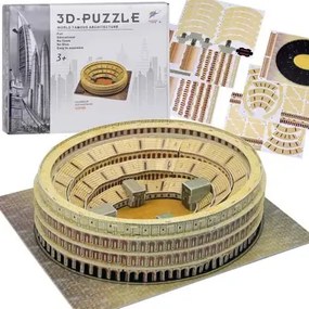JOKOMISIADA 3D puzzle Koloseum / 84 dílků / bez lepidla a stříhání