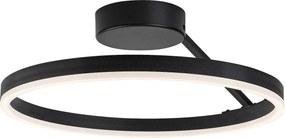 Rabalux Černé stropní LED svítidlo Isaure 400mm 24W CCT 71302
