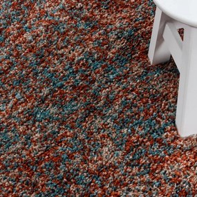 Vopi | Kusový koberec Enjoy shaggy 4500 terra - kruh 80 cm