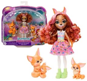 Enchantimals rodinka filigree fox s lištičkami, mattel hnt60